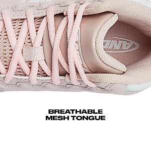 AND1 Showout Girls & Boys Basketball Shoes Kids, Boys High Top Sneakers- Light Pink, 4 Big Kid