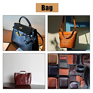 79"x 54"(200cm x 140cm) Faux Leather|Soft Smooth Surface Solid Faux Leather Fabric|1mm Thick Water Proof PU Nappa Leather Fabric for Furniture Decoration, DIY Crafts, Sewing, Etc.（Brown）