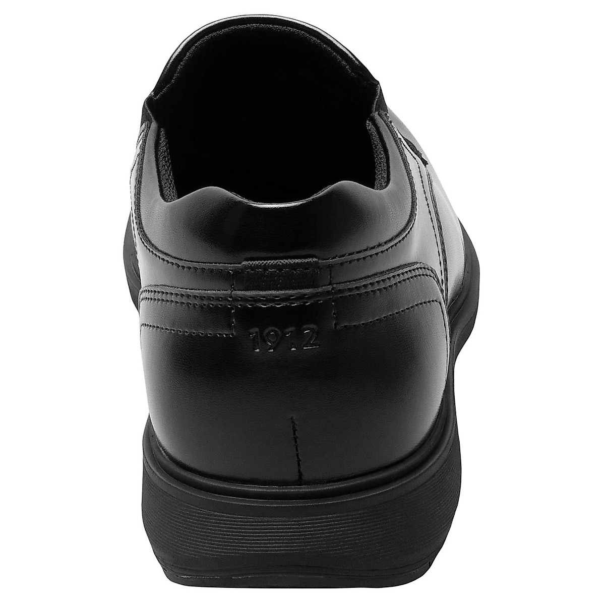 Nunn Bush Men's PRO Bicycle Toe Slip-On with KORE Slip Resistant Comfort Technology Loafer, Black, 9