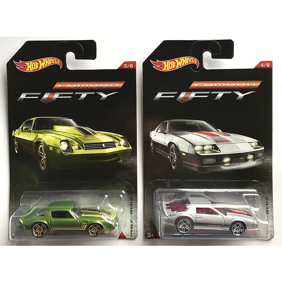 Hot Wheels Camaro Fifty 1967-2017 Exclusive 8 Car Set