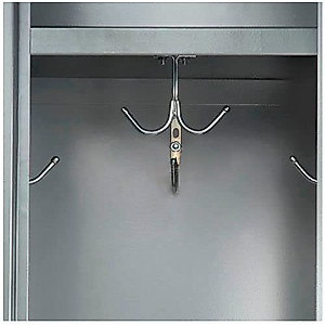 Global Industrial Single Tier Locker, 12x15x60 1 Door, Unassembled, Gray