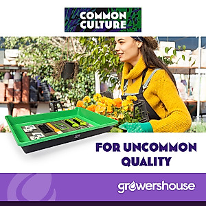 COMMON CULTURE Trim Tray Kit with Trimming Tray 13" x 20", 150 Micron Pollen Screen, Bottom Harvest Bin, Scissors, Herb Plant Flower Dry Sifter Accessories and Supplies Set