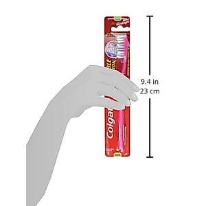 Colgate Toothbrush Double Action, Medium (Pack of 12)