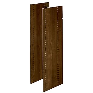 Easy Track 48" Vertical Panels Closet Storage, Truffle