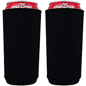 Blank Neoprene 24 oz. Can Coolie (2 Pack, Black)