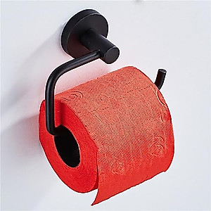 Bathroom Hardware Set Black Toilet Paper Holder Towel Holder Robe Hook Ring Bathroom Accessories,Toilet Paper Holder