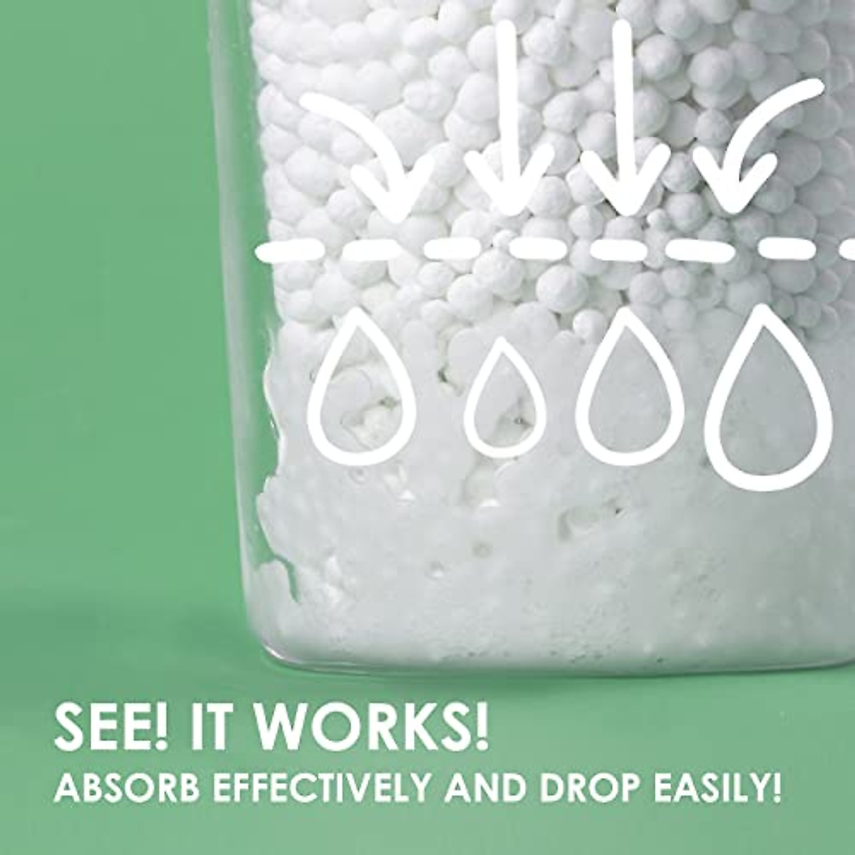 Pureegg Moisture Absorbers for Closet - 8 Packs - 10.6 Oz, Fragrance-Free Dehumidifier for Closet, Efficient Humidity Absorbers for Laundries, Kitchens, Basements