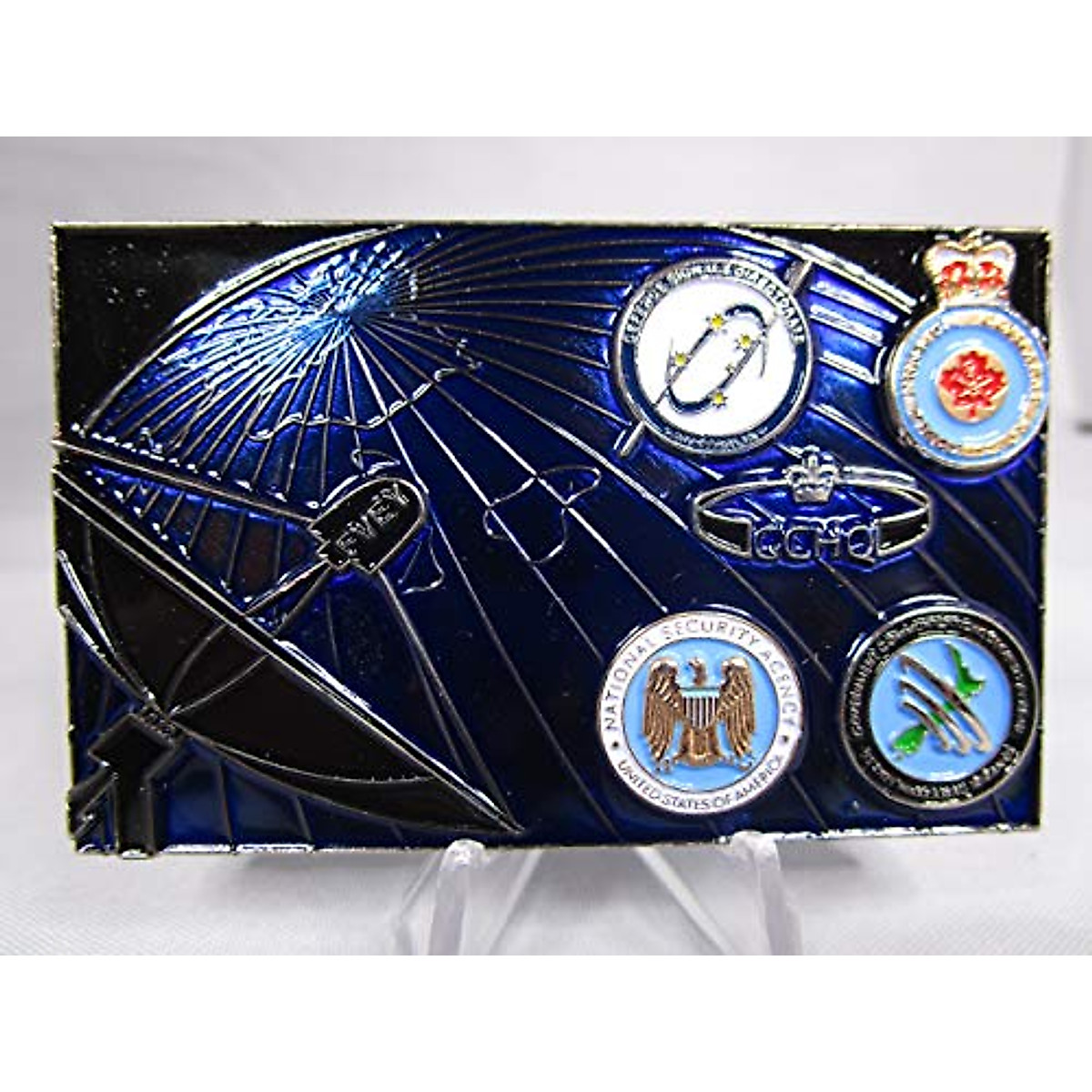 Five Eyes Signals Intelligence Agencies NSA Gchq Cse ASD Gcsb Challenge Coin