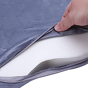 BAUBUY Cojín de Asiento Wheelchairs Scooters Accessories Comfort Wheelchair Cushion Orthopedic Ergonomic with Non Slip Breathable Design for Pressure Relief