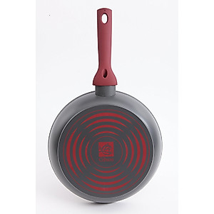 Gibson Home Marengo 10 Inch Non-Stick Skillet, Red