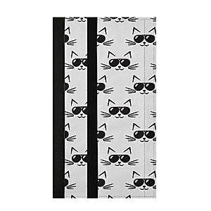 Augenstern Refrigerator Door Handle Covers Hipster-cat-Kitty-Pattern Kitchen Appliance Decor Handles