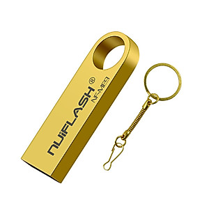 USB Flash Drive,4/8/16/32/64GB Portable Metal Waterproof USB 3.0 Flash Drive PC Laptop U Disk for PC Laptop Storage and Backup, Silver, 8GB