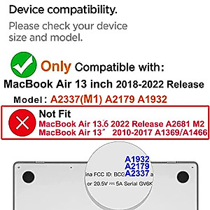 Teazgopx Bedazzled Rhinestone MacBook Air 13 inch Case 2022 2021 2020 2019 2018 Release M1 A2337 A2179 A1932 Touch ID,3D Glitter Sparkle Diamond Case Fashion Luxury Shiny Crystal Shell for Women Girl