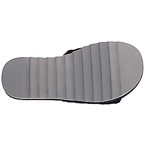 Koolaburra by UGG Women's Fuzz'n Ii Slipper, Black, 8 US