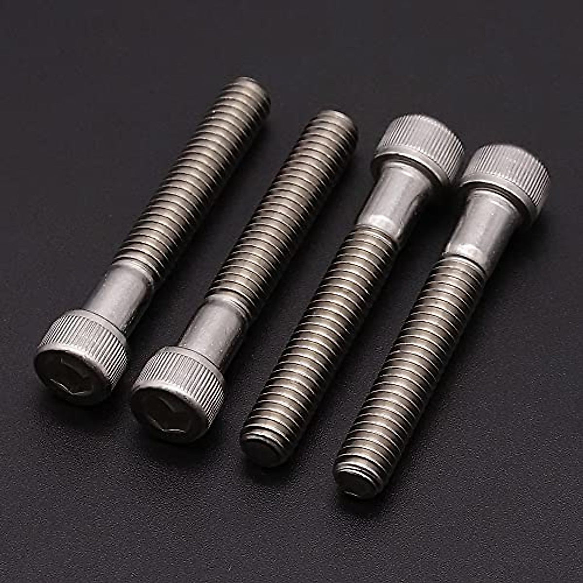 1/4"-20 x 3 inch Stainless Socket Head Cap Screws, 304 Stainless Steel 18-8, Allen Hex Drive, Full Thread Coverage, 20 Pack