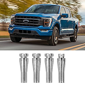 8 ENDS Door Latch Cable Repair Kit Compatible with Ford F-150, F-250, F-350, E-series, Ranger, Expedition, Excursion, Navigator (Four Cables - 6 Standard 2 Locking Cam) Aluminum