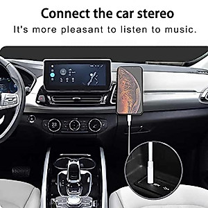 Muerkai Aux Cord for iPhone,3.5mm Aux Cable for Car Compatible with iPhone 14/13/12/11/Pro/Max/SE/10/XS/XR/X/8/7/6/iPad/Plus for Car Home Stereo,Speaker,Headphone,3.3ft (White)