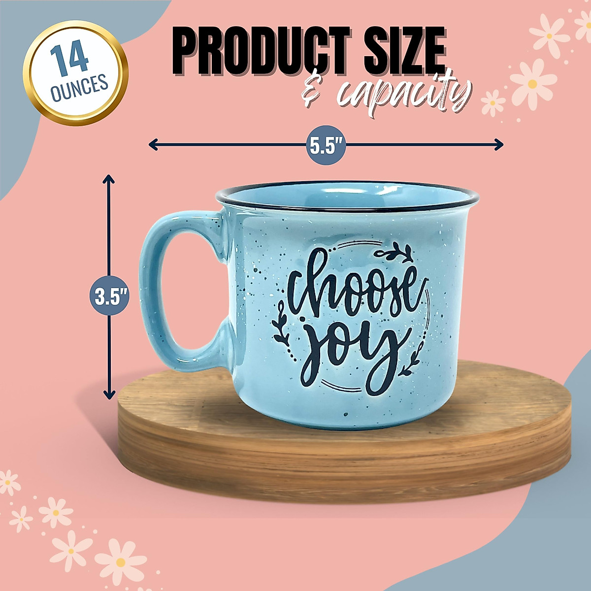 Cute Inspirational Motivational Coffee Mugs for Women - Unique Fun Gifts for Her, Wife, Friend, Mom, Sister, Teacher, Coworkers - Coffee Cups & Mugs with Quotes