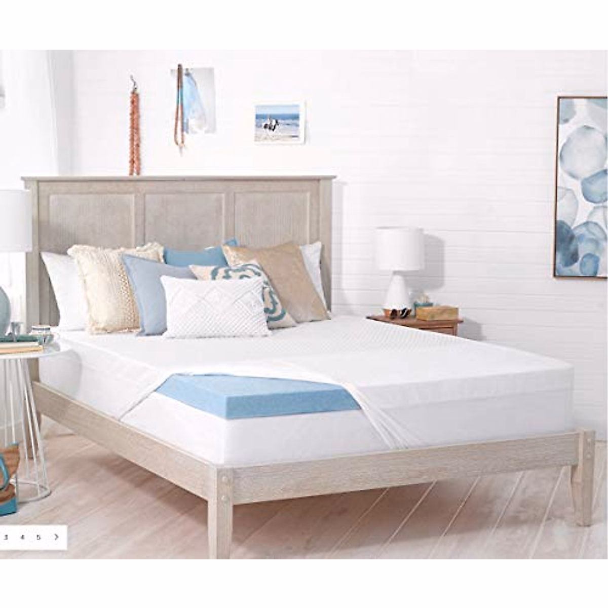 Serta Perfect Sleeper - Queen - 3 Inch - Gel Swirl Memory Foam Mattress Topper - 60" x 80" x 3"