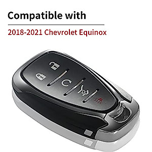 Senpinkboo Replacement Smart Remote Key HYQ4AA for 2018-2021 Chevrolet Equinox 13584498 13529650