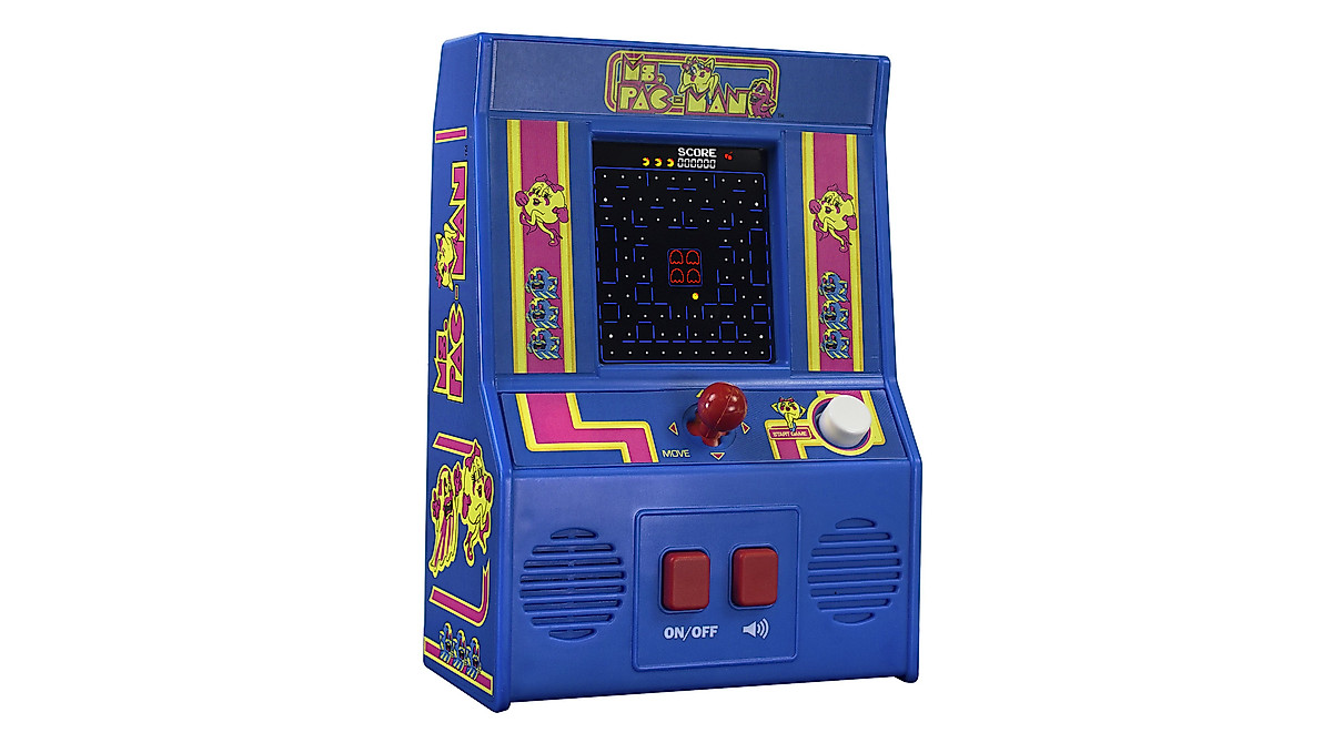 Ms Pac-Man Retro Mini Arcade Game - Fun for All Ages