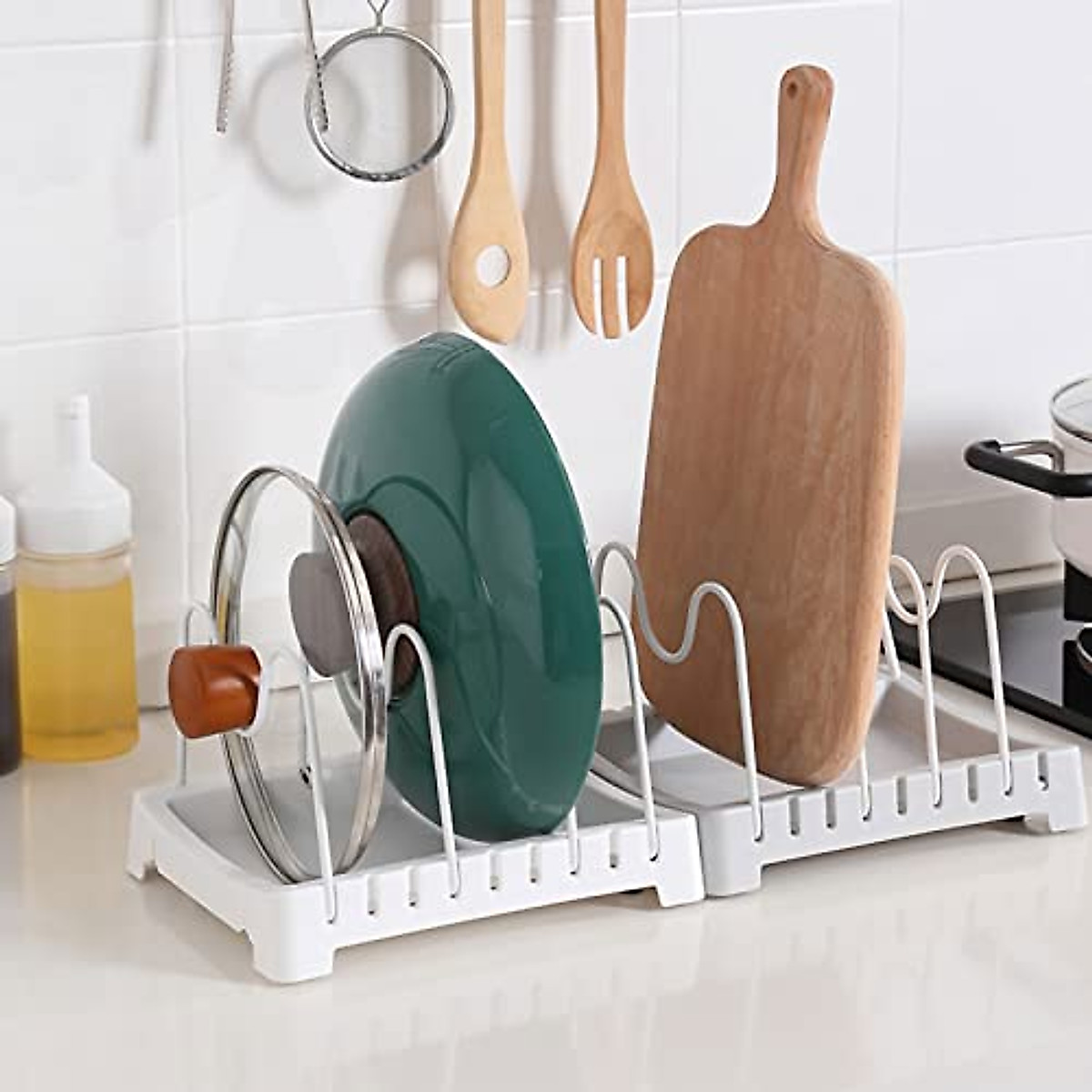 Decostatue-Pots-and-Pans-Organizer-Rack-Pot-Lid-Holder-Organizer-for-Kitchen-Cabinet-Kitchen-Cookware-Organizer-with-12-Adjustable-Compartments-for-Pots-&-Pans-Lids- Cutting-Boards-Bakeware-Dish