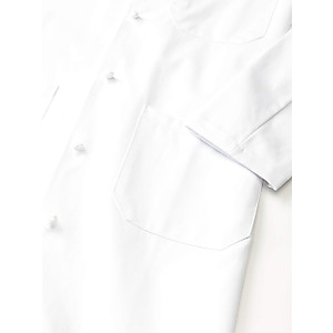 Fashion Seal Healthcare unisex adult Knot Button Lab Coat Blazer, White, X-Large US