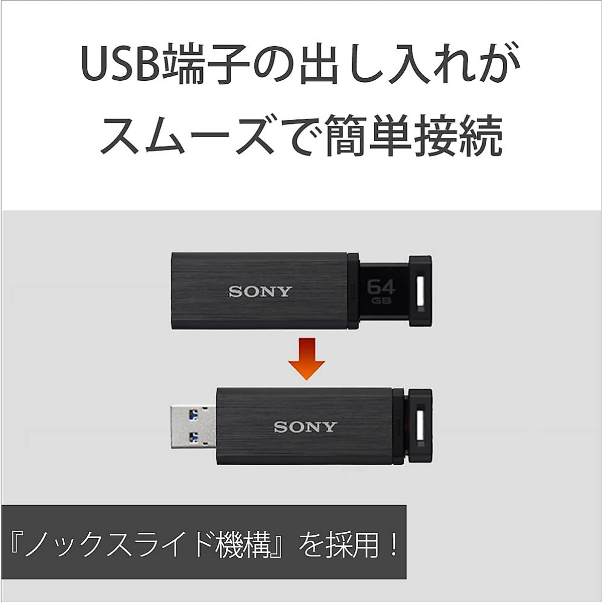 Sony 64GB MicroVault Q-Series USB Flash Drive (USM64GQX/B)