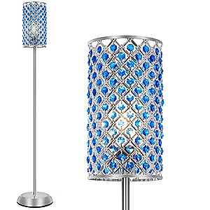 GyroVu Blue Crystal Lamp for Living Room Bedroom and Office