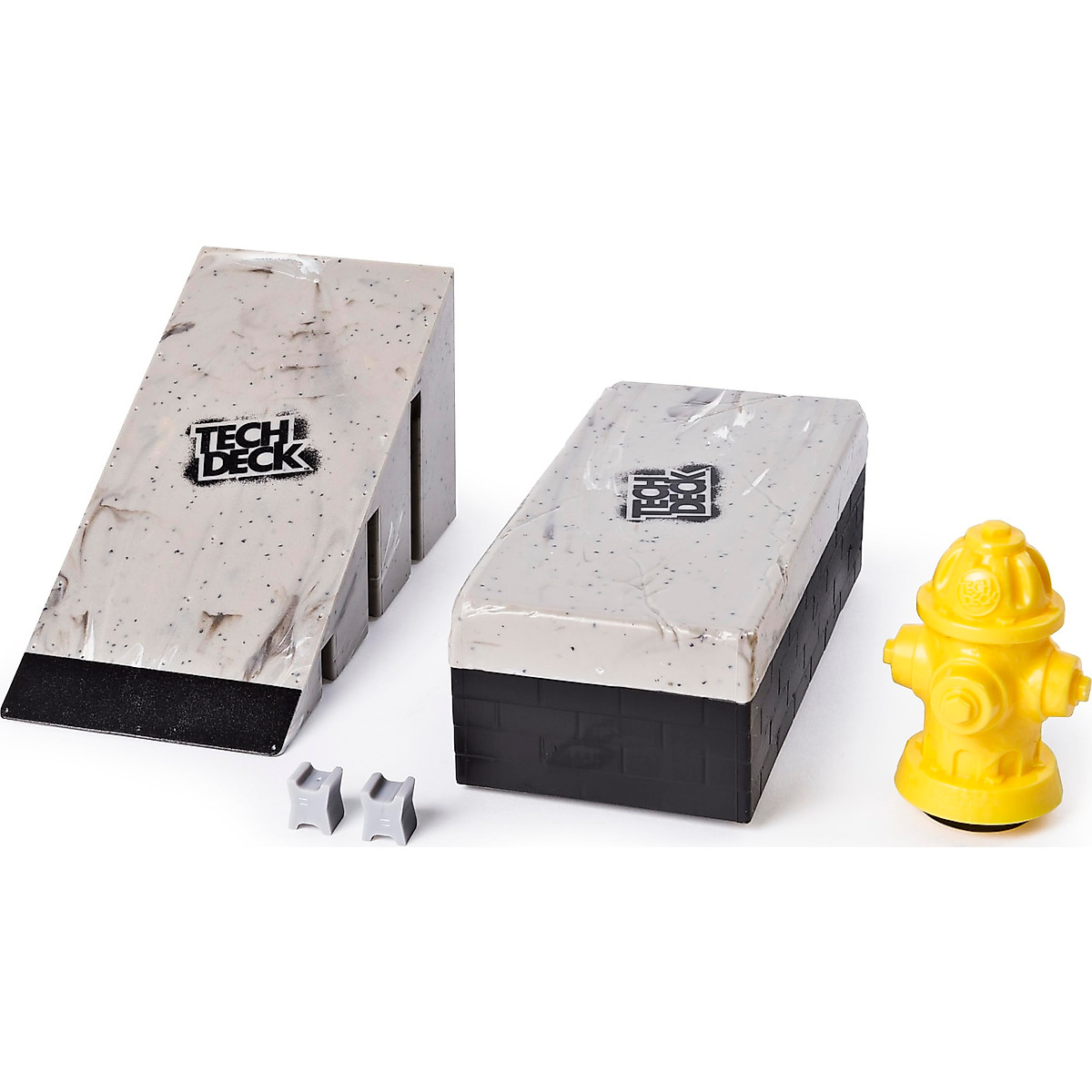 TECH DECK - Build-A-Park – Kicker, Funbox, and Hydrant – Ramps Board and Bikes