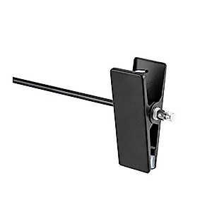 Jetdio Metal Heavy Duty Pants Skirt Slacks Hangers,Trousers Hangers with Two Adjustable Clips and 360-degree Swivel Hook, 12 Pack, Matt Black