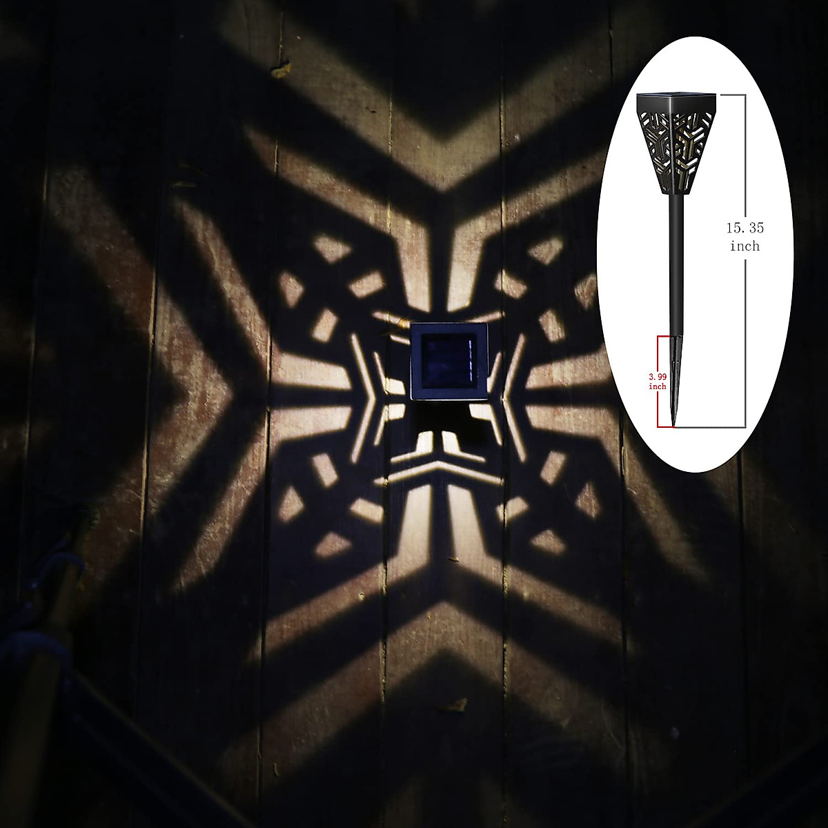 6 Pack Solar Pathway Lights Outdoor Yard Decoration Solar Led Landscape Lights Waterproof Outdoor Solar Lights for Garden Landscape Path Yard Patio Driveway Walkway