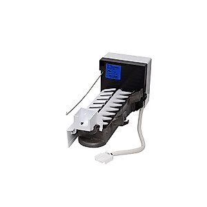 241798224 Ice Maker Replacement for Electrolux & Frigidaire Refrigerators 241642511 241798201 241798231 & 20 Foot Universal Ice Maker Flexible Braided Stainless Steel Water Supply Hose Connector