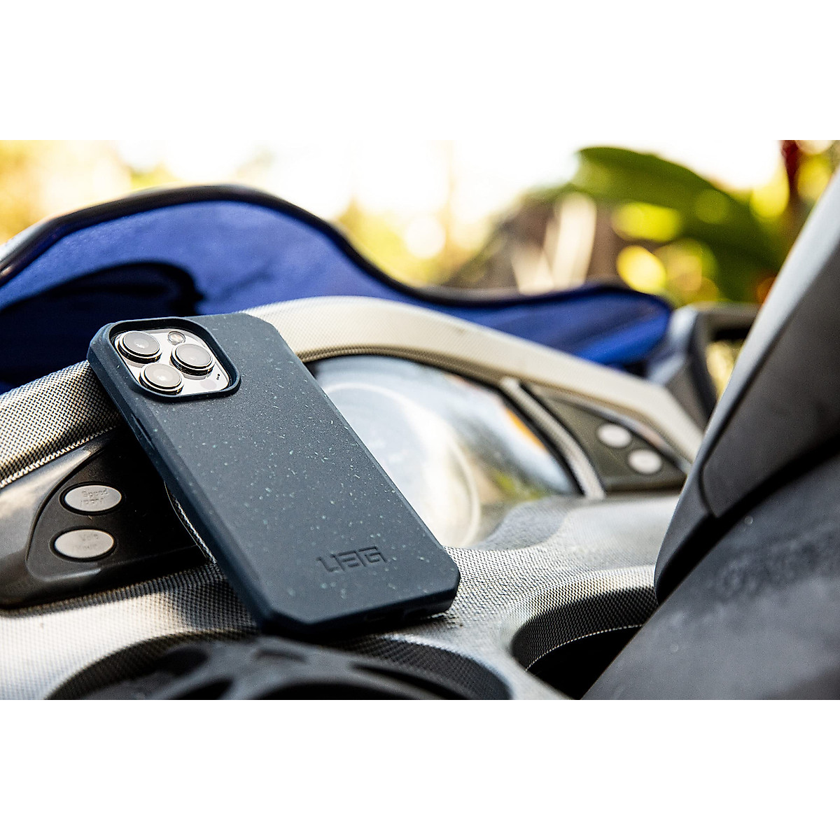 URBAN ARMOR GEAR UAG Designed for iPhone 13 Pro Max Case Black 100% Mindful Eco-Friendly Rugged Ultra Slim Outback Protective Cover, [6.7 inch Screen]