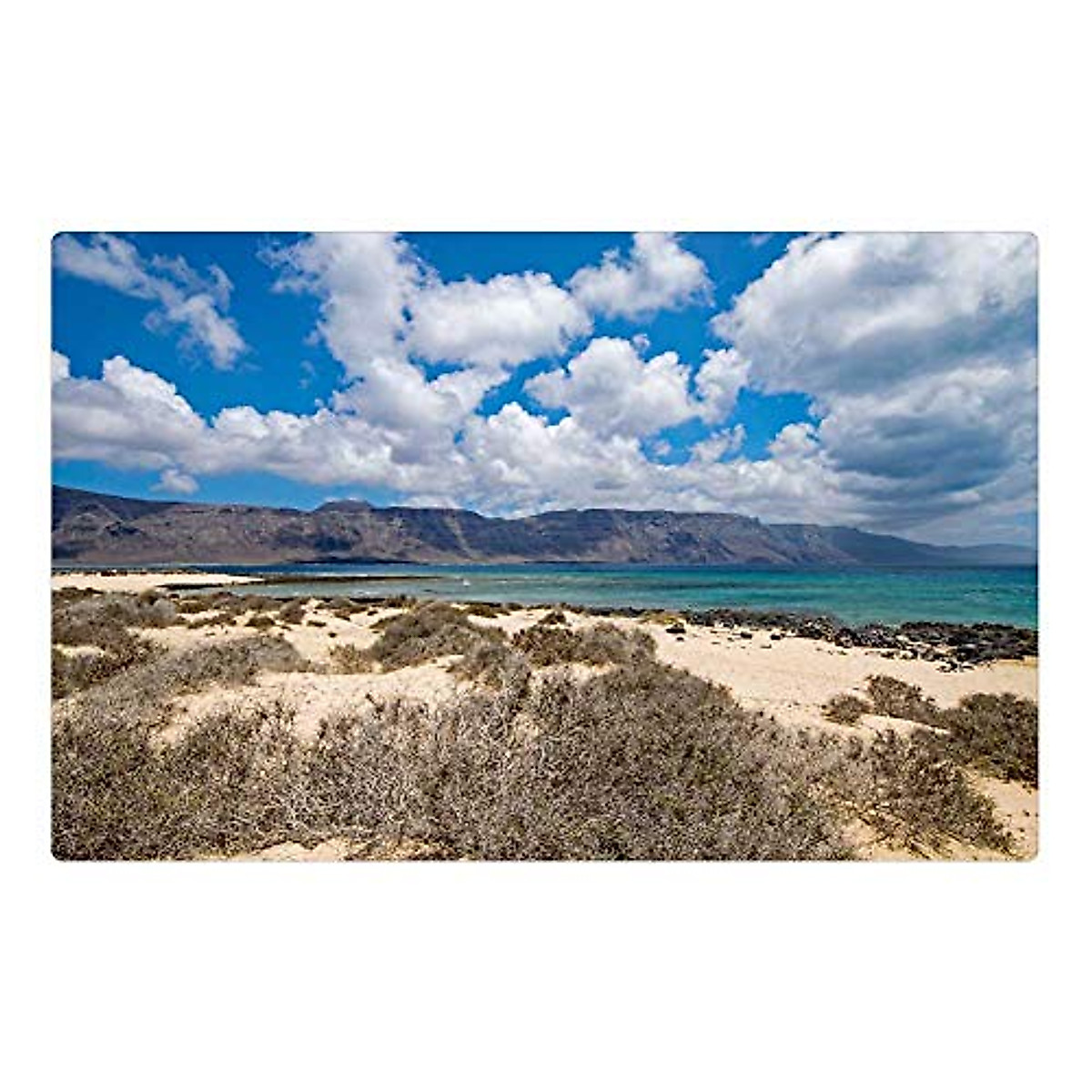 LESGAULEST Doormat Floor Rug/Mat (23.6 x 15.7 inch) - Playa Francesca La Graciosa Canary Islands Spain