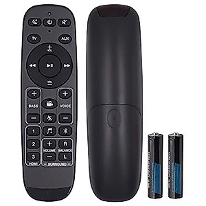 Replacement Remote Control for Polk Audio MagniFi, MagniFi Max,MagniFiMax,MagniFi Max SR, Signa Solo, SB225, RE8214-1, RE82141,RTRE82141, RE15231, RE1523-1, RTRE15231 Sound Bar Speaker System