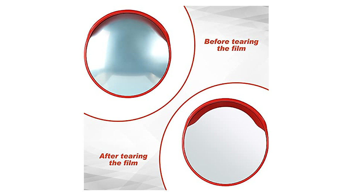 Safety Convex Mirror - 2 Pack for Driveway & Parking