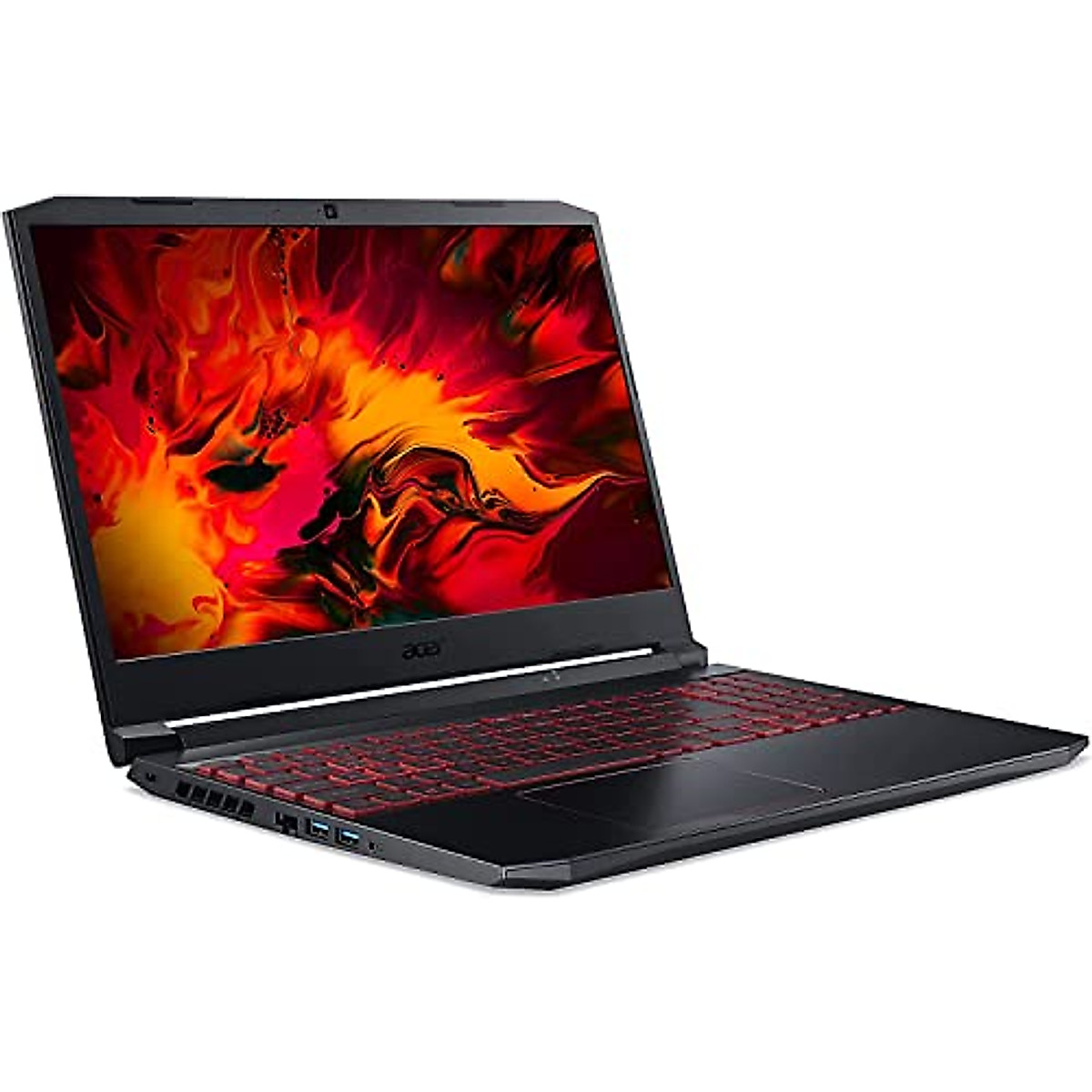 Acer Nitro 5 15.6" 144Hz FHD Gaming Laptop (Intel i5-10300H 4-Core, 8GB RAM, 256GB SSD, GeForce GTX 1650 4GB, Red Backlit KYB, WiFi 6, BT 5.2, RJ-45, Win 11 Home) with Dockztorm Hub