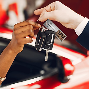 3000 Automotive 3 Part Service Dispatch Numbers Mirror Hang Tags Numbered 000, 1000, 2000 RL78 Style Color Coded Tan Service Dispatch Numbers with 1.25” Slotted Hang Tag Cutout