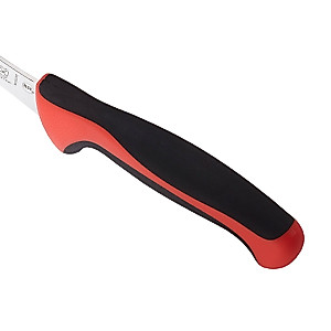Mercer Culinary Red Millennia Colors Handle, 6" Curved Boning Knife