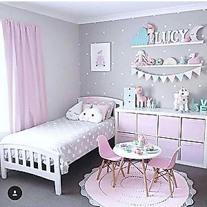 2xhome Kids Size White Round Circle Activity Table with Eiffel Dowel Leg (Round White), Single, Set of 1