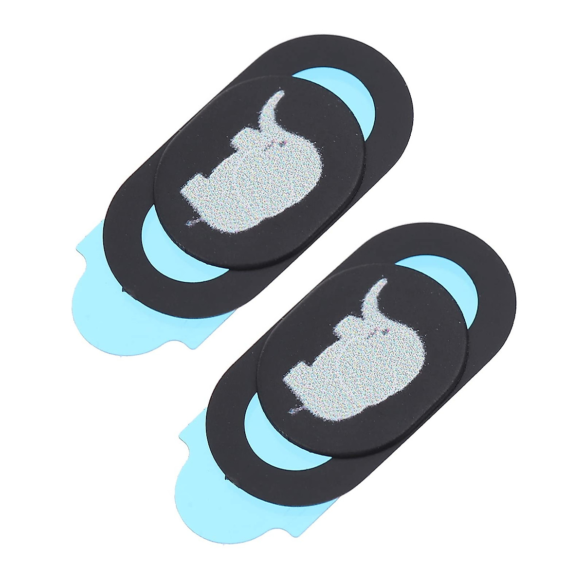 OSALADI Webcam Cover Webcam Cover Slider 2PCS Cute Elephant Pattern Web Camera Cover for Phone Laptop Tablet Camera Cover Slide Privacy Blocker Webcam Cover Computer Camera