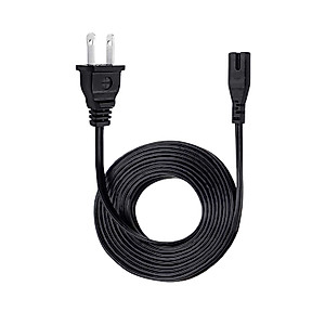 8ft 2 Slot Power Cord for Xbox One 1 X Power Cord Replacement Cable