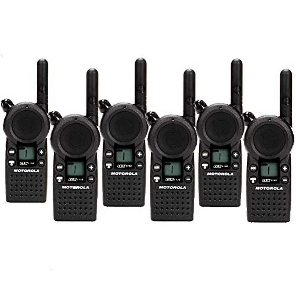 6 CLS1110 - UHF 1 Watt 1 Channel Radios & 1 56531 6 Radio Charger by Motorola Solutions - Intended for Business Use