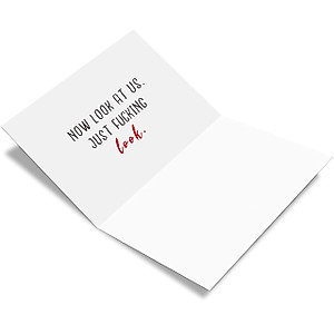 Kirynurd Funny Birthday Card, Double Sided Sarcastic Bday Greeting Card For Friend Relative, We Wanted To Be Adults So Bad...