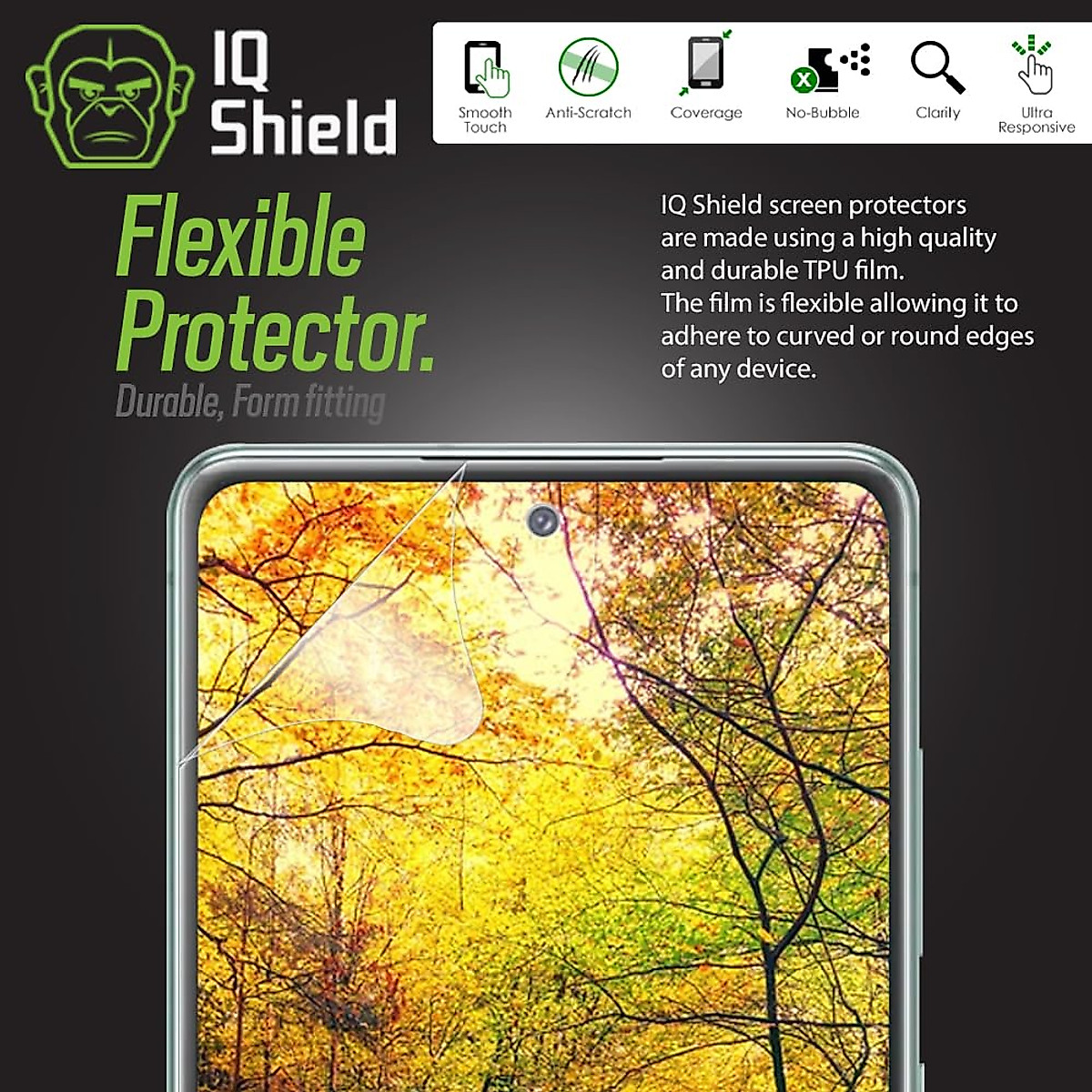IQShield Screen Protector Compatible with Samsung Galaxy S20 FE (6.5 inch, Fan Edition)(2-Pack) (Case Friendly) Anti-Bubble Clear TPU Film