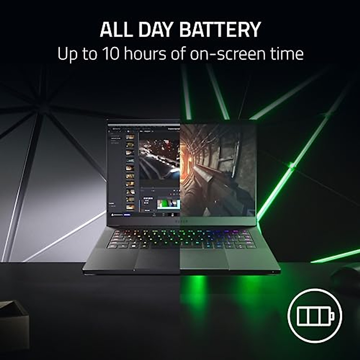 Razer Blade 14 Gaming Laptop (2023): AMD Ryzen 9 7940HS CPU - NVIDIA GeForce RTX 4070 GPU - 14" 16:10 QHD+ 240Hz -16GB DDR5 RAM - 1TB SSD - Windows 11 - Vapor Chamber Cooling - Chroma RGB