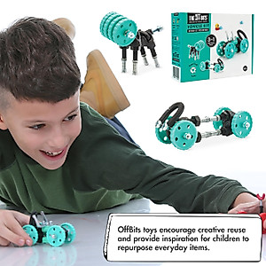 The Off Bits Toy Building Sets: BuggyBit Vehicle Model Kit for Kids 6+, Mini STEM Toys with Nuts & Bolts, Build Your Own Engineering Kit, STEM Building Toys Gifts for Boys and Girls