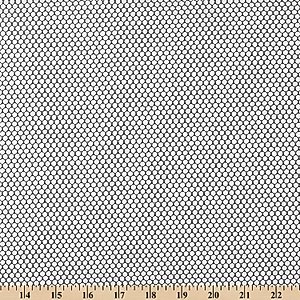 Hard Net Petticoat Crinoline Mesh 61" Lining Fabric Sold by The Yard (Black)