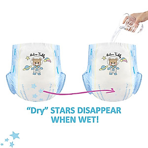 Littleforbig Printed Adult Brief Diapers 40 Pieces (4 Packs) - Astro Babies(L)